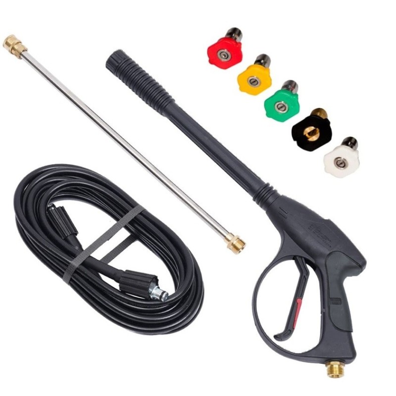 Kit Pistola Para Hidrolavadora Gasolina 6.5hp 2.200 Psi Otaru Kit Pistola Para Hidrolavadora Gasolina 6.5hp 2.200 Psi Otaru